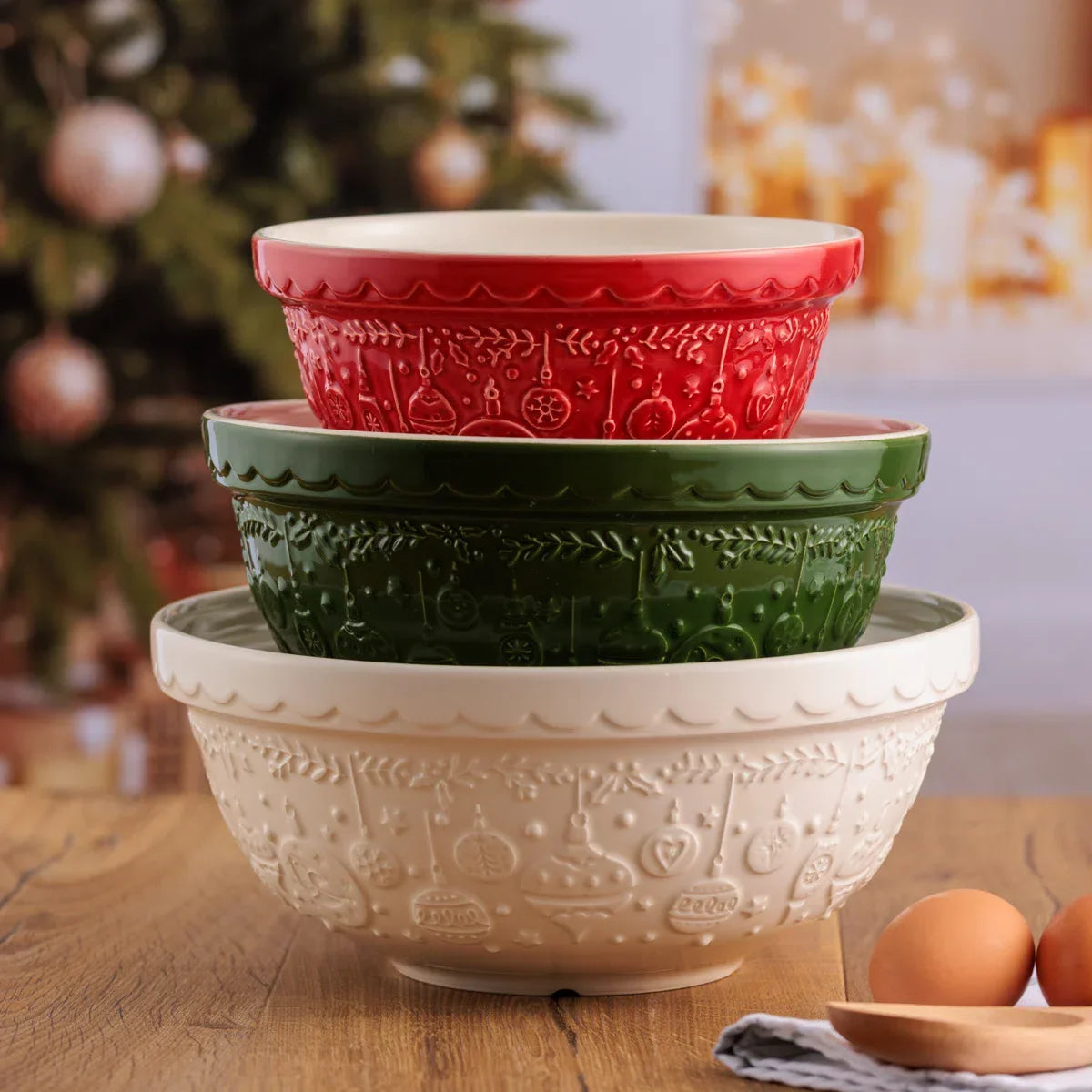 Mason Cash Deck the Halls S30 Red Mixing Bowl – Marcel’s Culinary ...