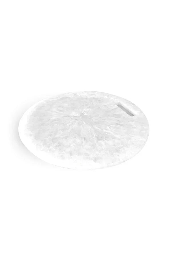 Nashi Classical Round Chopping Board Large - White Swirl – Marcel’s ...