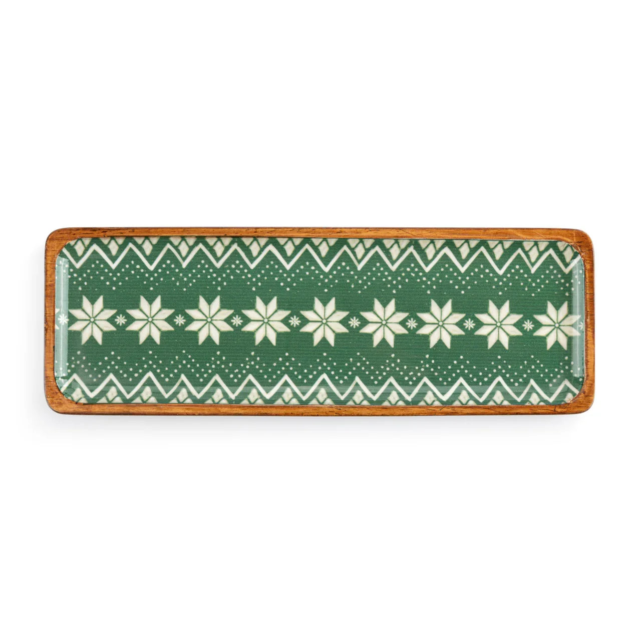 Green Scandi Knit Wood Enamel Tray – Marcel’s Culinary Experience